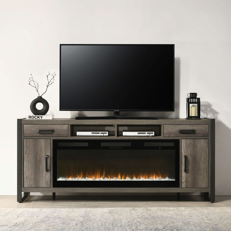 Buy Fireplace TV Consoles - 686 78" Console With Fire FTS at Cozy ...