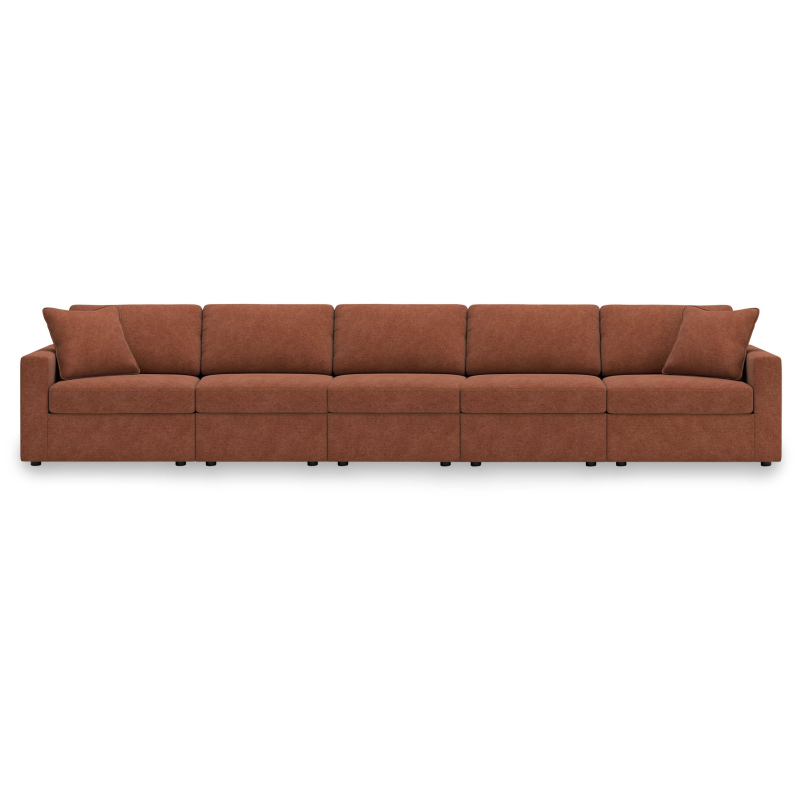 92102S75 - Modmax 5-Piece Sectional With 3 Armless Chairs And LAF / RAF ...