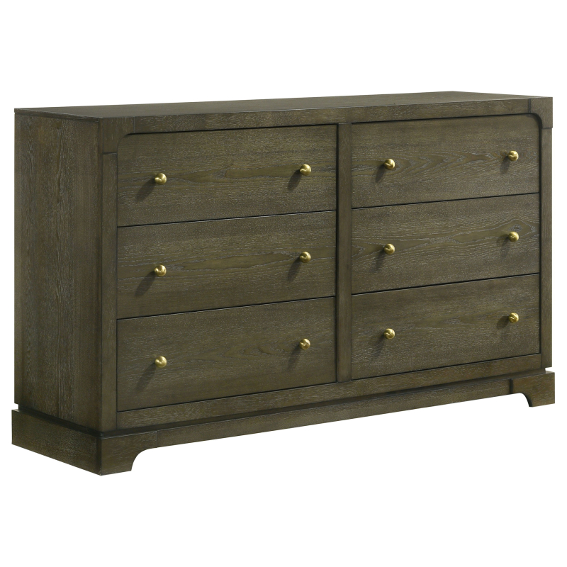 Buy Gran Park - 6-Drawer Dresser Cabinet - Dark Cocoa at Cozy Living ...