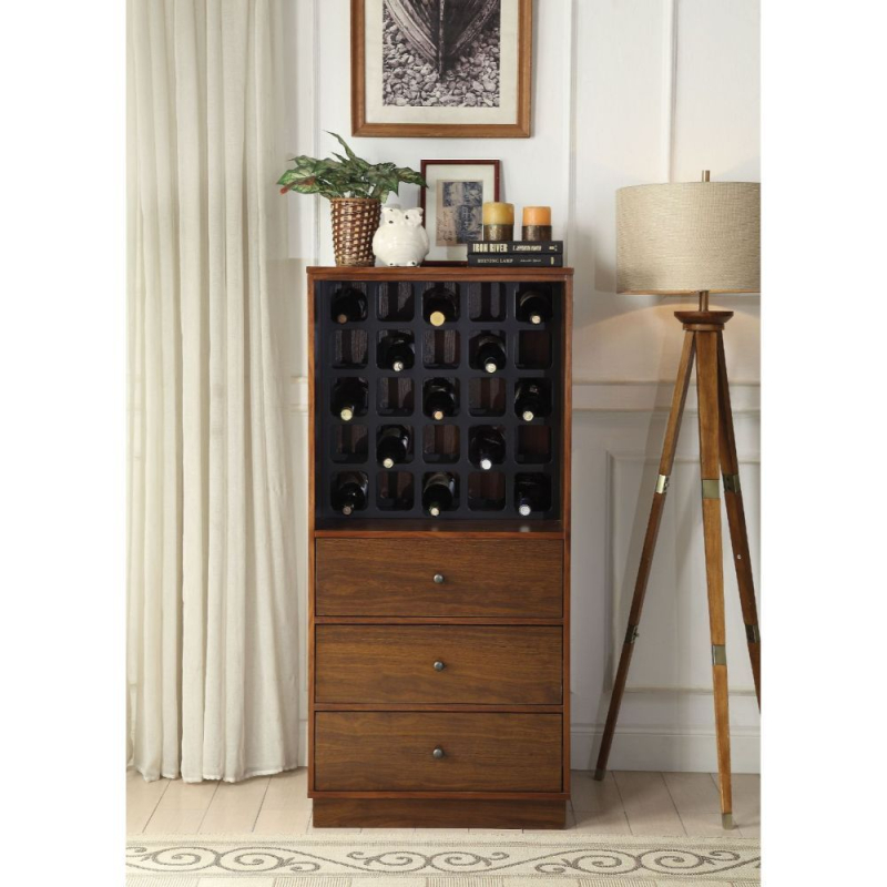 Buy Wiesta - Wine Cabinet - Walnut at Cozy Living Furniture, Coram, NY