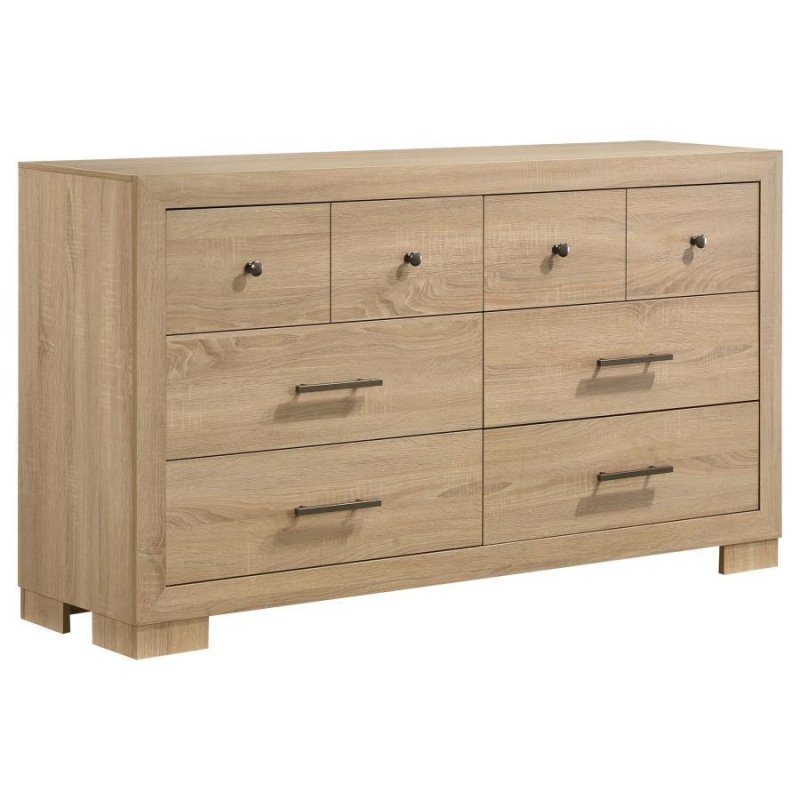 Buy Arielle - 6-Drawer Bedroom Dresser Cabinet - Light Oak - Light ...