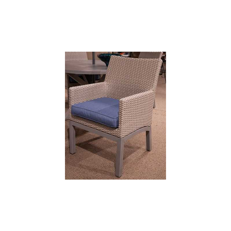PCP418-601A - Half Moon Beach Arm Chair With Cushion (Set of 2) Blue ...